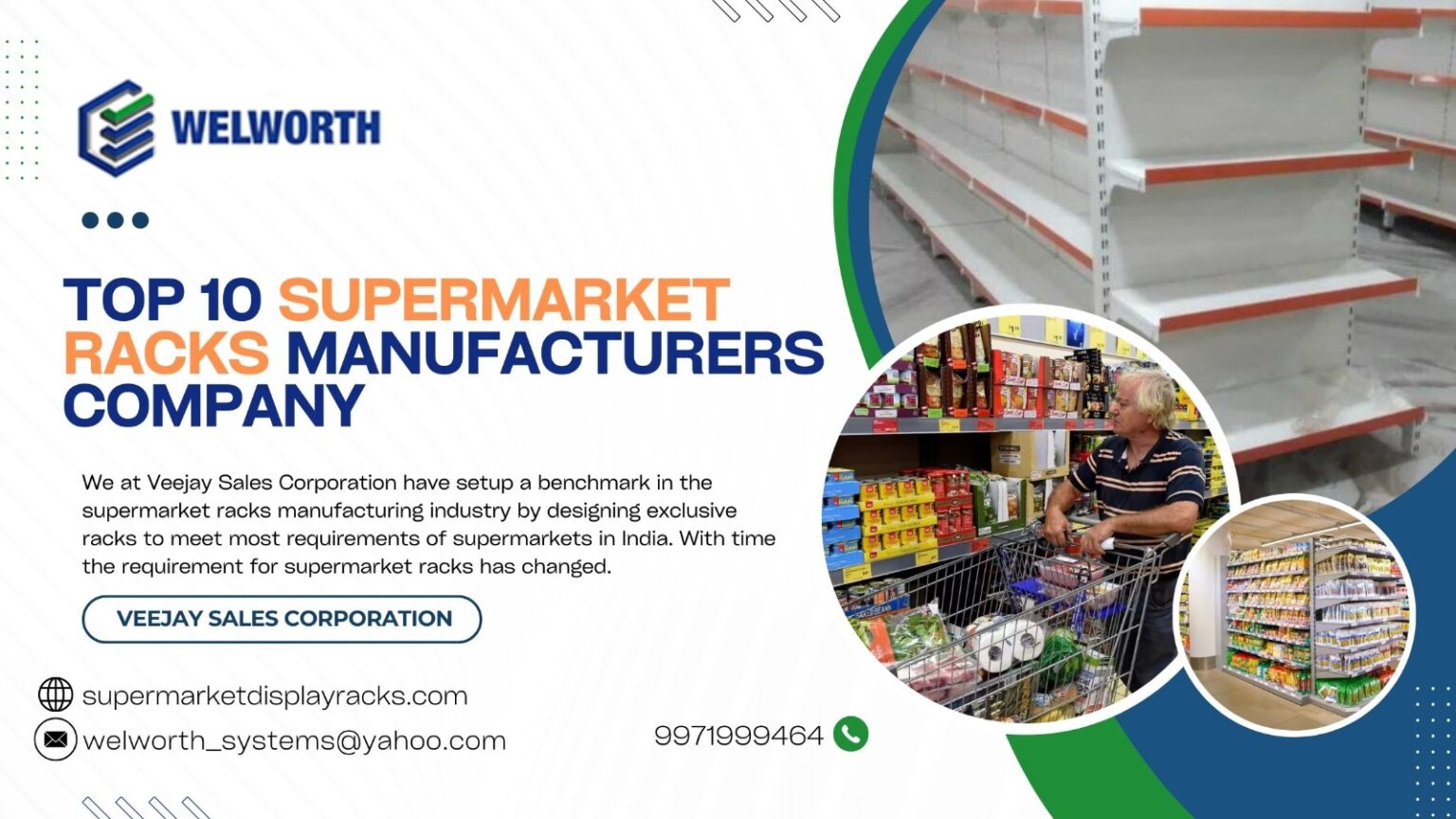 Top 10 Supermarket Racks Manufacturers Company - Veejay Sales Corporation